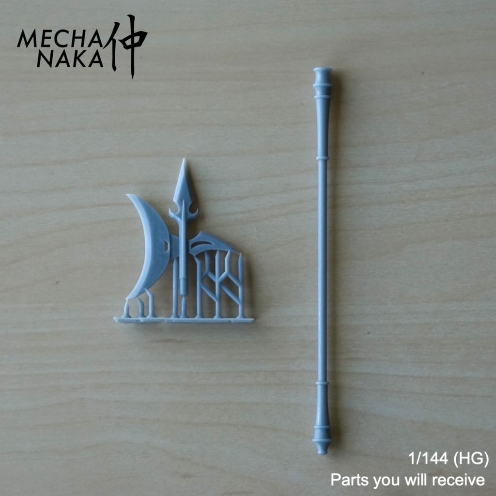 Chinese Halberd - Gunpla Weapons by MechaNaka