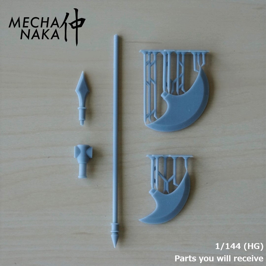 Double Bladed Axe - Gunpla Weapons by MechaNaka