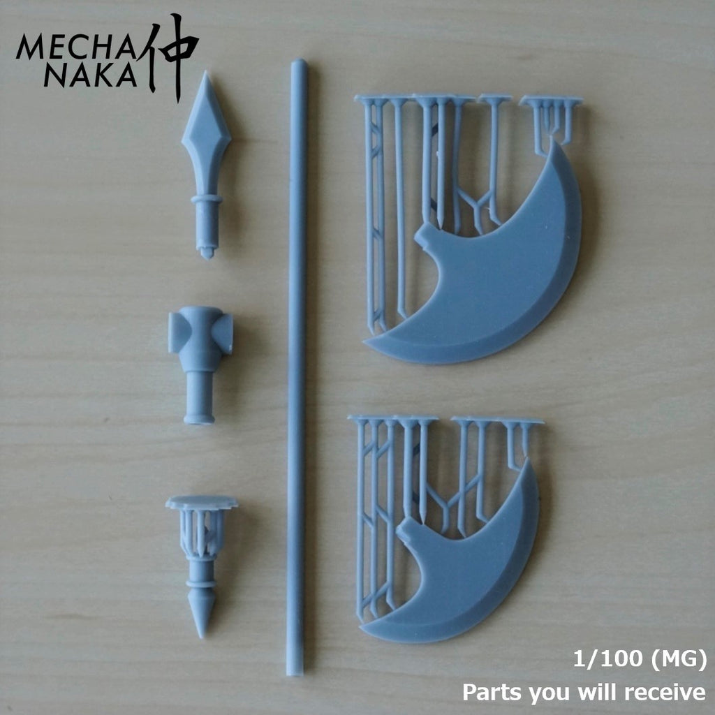 Double Bladed Axe - Gunpla Weapons by MechaNaka