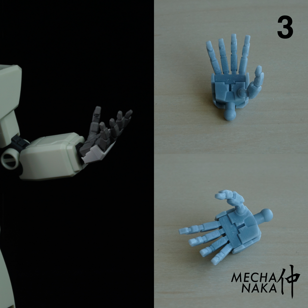 Hands - MG (1/100) - Gunpla Detail Parts by MechaNaka
