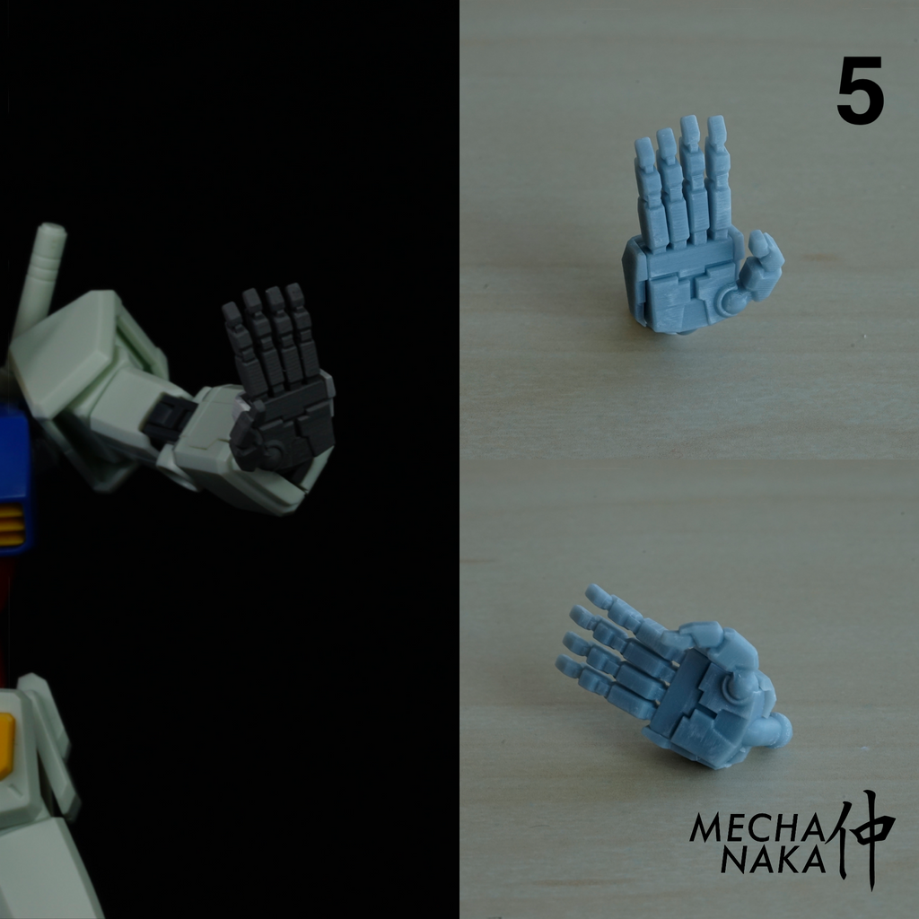 Hands - MG (1/100) - Gunpla Detail Parts by MechaNaka